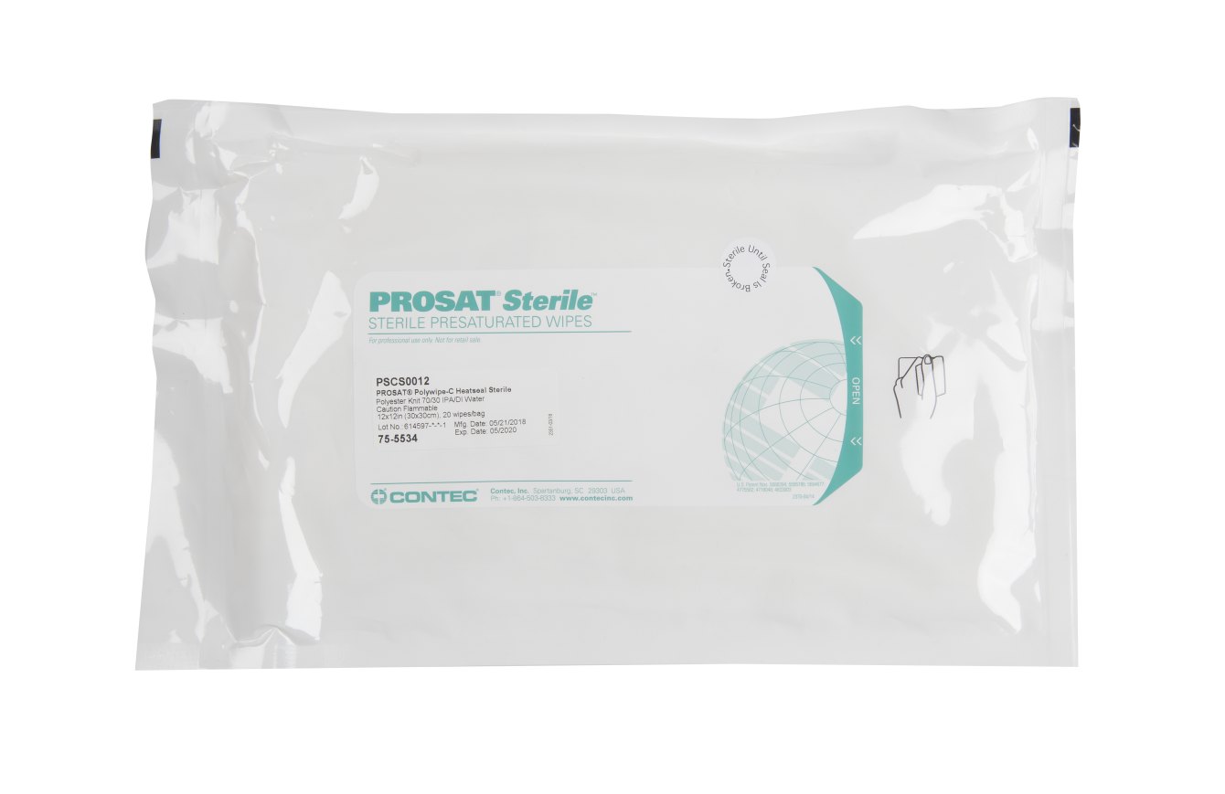 PROSAT® Sterile™ Polywipe-C Heatseal Wipes